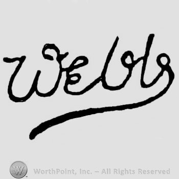 Mark with The word "Webb". | #111472