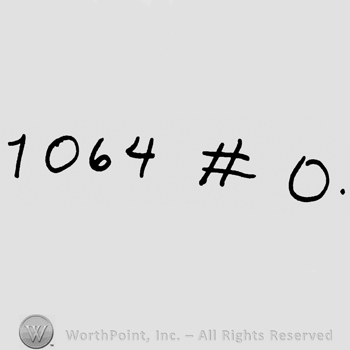 Mark with Number 1064, # sign and capital O | #113658
