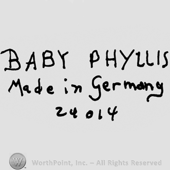 Mark with Baby Phyllis written with uppercase | #113847