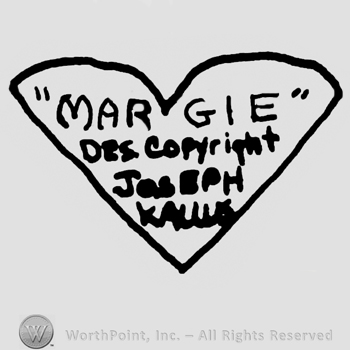 Mark with Margie written with uppercase letters | #114094