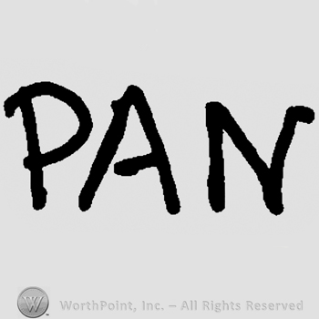 Mark with PAN written with uppercase letters | #114227