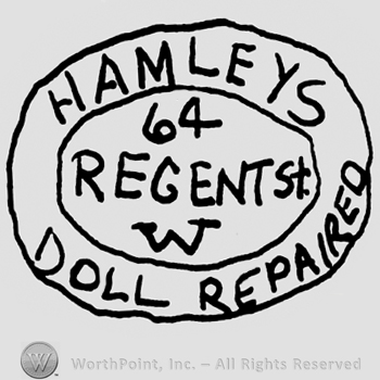 Mark with Hamleys Doll Repaired written with | #114590