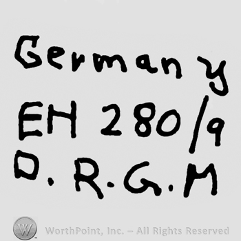 Mark with Germany written with lowercase letters | #114703
