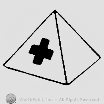 Mark with Cross on a pyramid | #115121