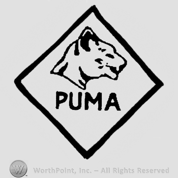 Mark with Puma head in a diamond, Puma written | #115244