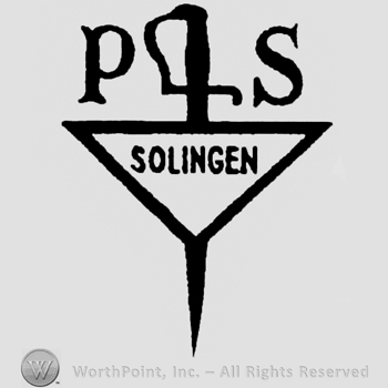 Mark with Uppercase PS and sword, Solingen | #115325