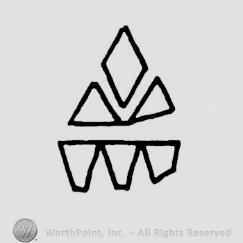 Mark with A diamond, two triangles and three | #115460