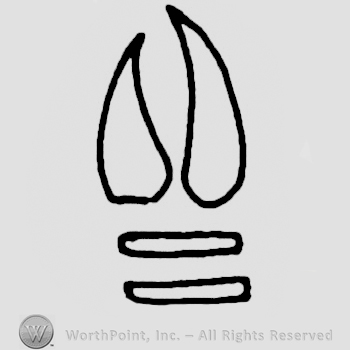 Mark with A stylized symbol. | #115518