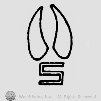 Mark with A shape like an antelope hoof and the | #115533