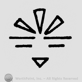 Mark with A shape like a sun. | #117607