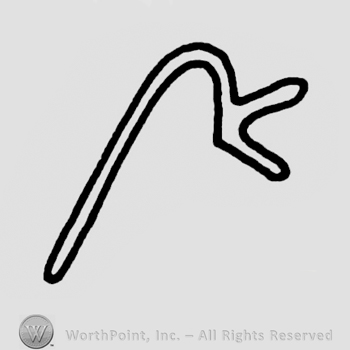 Mark with A shape like a stick. | #117665