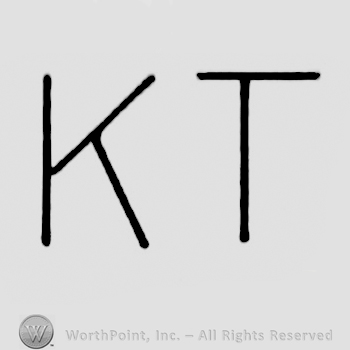 Mark with The letters "KT". | #117760