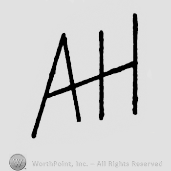 Mark with The letters "AH". | #117821