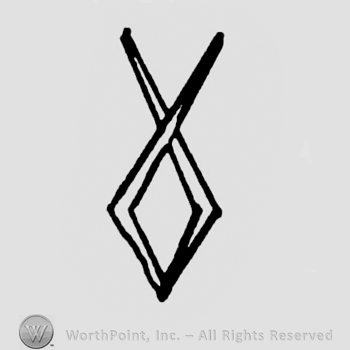 Mark with Two stylized tongs. | #117860