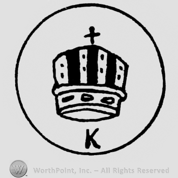Mark with Circle with a crown inside;letter K | #117947