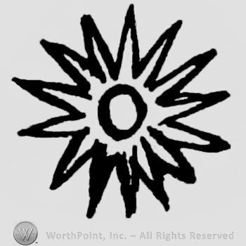 Mark with Multi corner star with a circle inside. | #118018