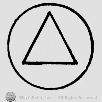 Mark with Circle enclosing a triangle. | #118073