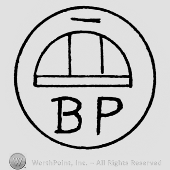 Mark with Circle enclosing a half-circle and | #118331