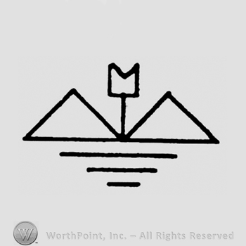 Mark with Two triangles, three lines and a shape | #118376