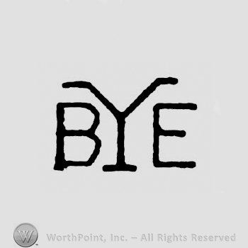 Mark with The letters "BYE". | #118439