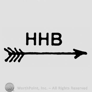 Mark with The letters "HHB" and an arrow. | #118453