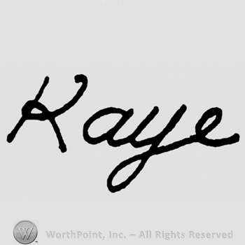 Mark with The text "Kaye". | #118468