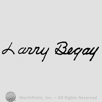 Mark with The text "Larry Begay". | #118473