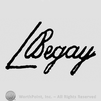 Mark with The text "L Begay". | #118476