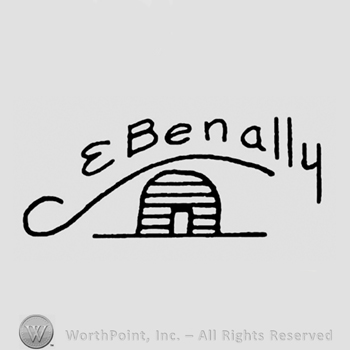 Mark with The text "E Benally", a curly line and | #118497
