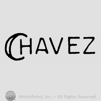 Mark with The word "CHAVEZ". | #118614