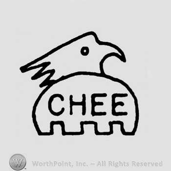 Mark with The word "CHEE" and a bird's head. | #118627