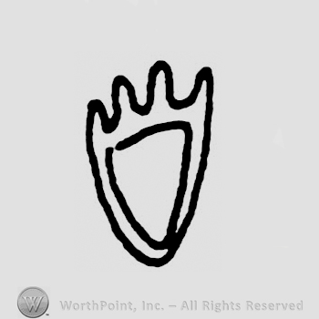 Mark with A bear paw symbol. | #118665