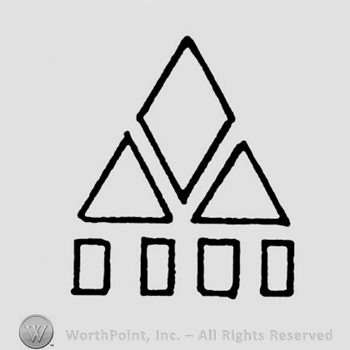 Mark with A diamond, two triangles, and four | #118703