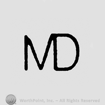 Mark with Monogram of letters "MD". | #118707