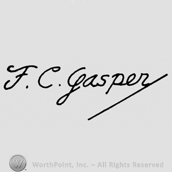 Mark with The text "F.C. Gasper". | #118789
