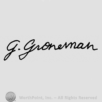 Mark with The text "G. Groneman". | #118812