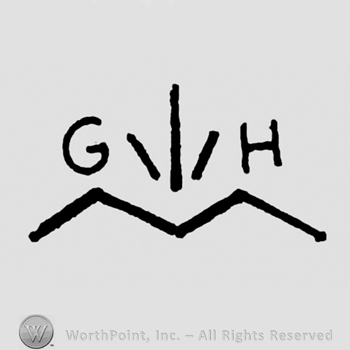 Mark with The letters "GH" and a zig-zag line. | #118887