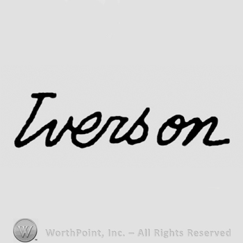 Mark with The word "Iverson". | #118893