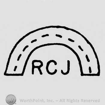 Mark with The letters "RCJ" and a rainbow. | #118906