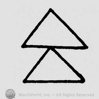 Mark with Two triangles. | #118907