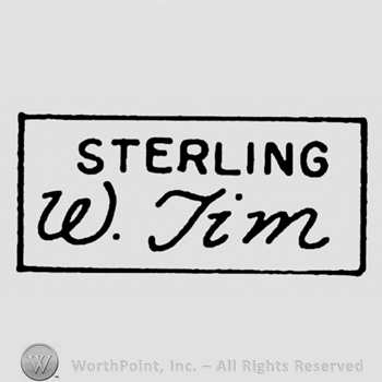 Mark with A rectangle and the text "STERLING W. | #118942