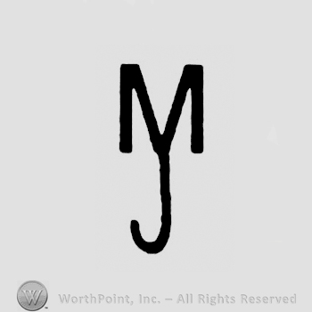 Mark with Monogram of letters "MJ". | #118943