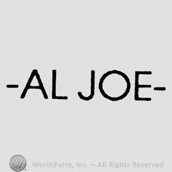 Mark with The text "-AL JOE-". | #118945