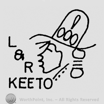 Mark with The text "L & R KEETO" and a navajo | #119019