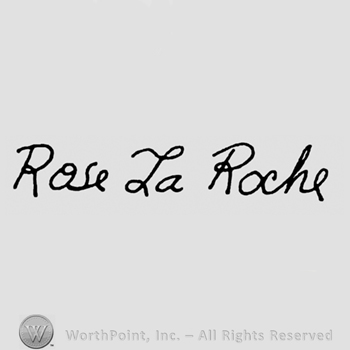 Mark with The text "Rose La Roche". | #119084
