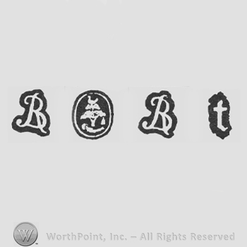 Mark with Two monograms of letters "RB", three | #119263