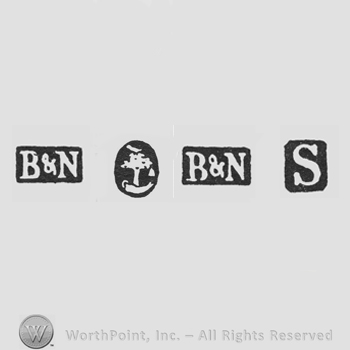 Mark with The letters "B&N", a tree, the letters | #119291
