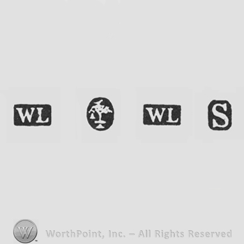 Mark with Letters "WL", three fish, letters "WL" | #119299