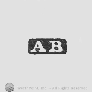 Mark with The letters "AB" and a rectangle. | #119376