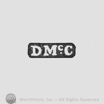 Mark with The letters "DMcC" and a rectangle. | #119377